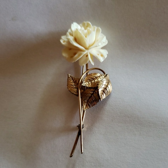 Winard | Jewelry | Vintage Rose Brooch | Poshmark